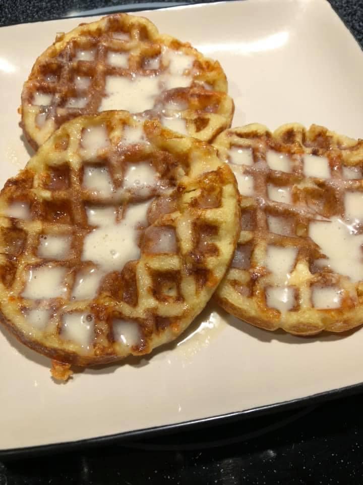 Crispy Creamy Chaffles - Cooking Point